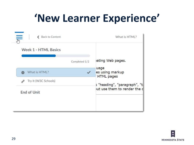 Coming Soon: New D2L Brightspace Content Experience | PPT