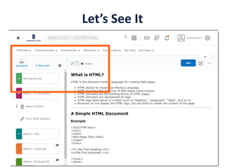 Coming Soon: New D2L Brightspace Content Experience | PPTX