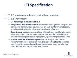 D2L Brightspace Vendor Integrations: Technology and Terminology | PPTX