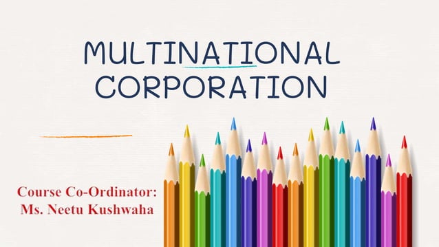 MNCs | PPT