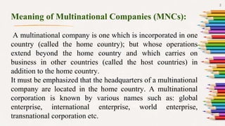 MNCs | PPT
