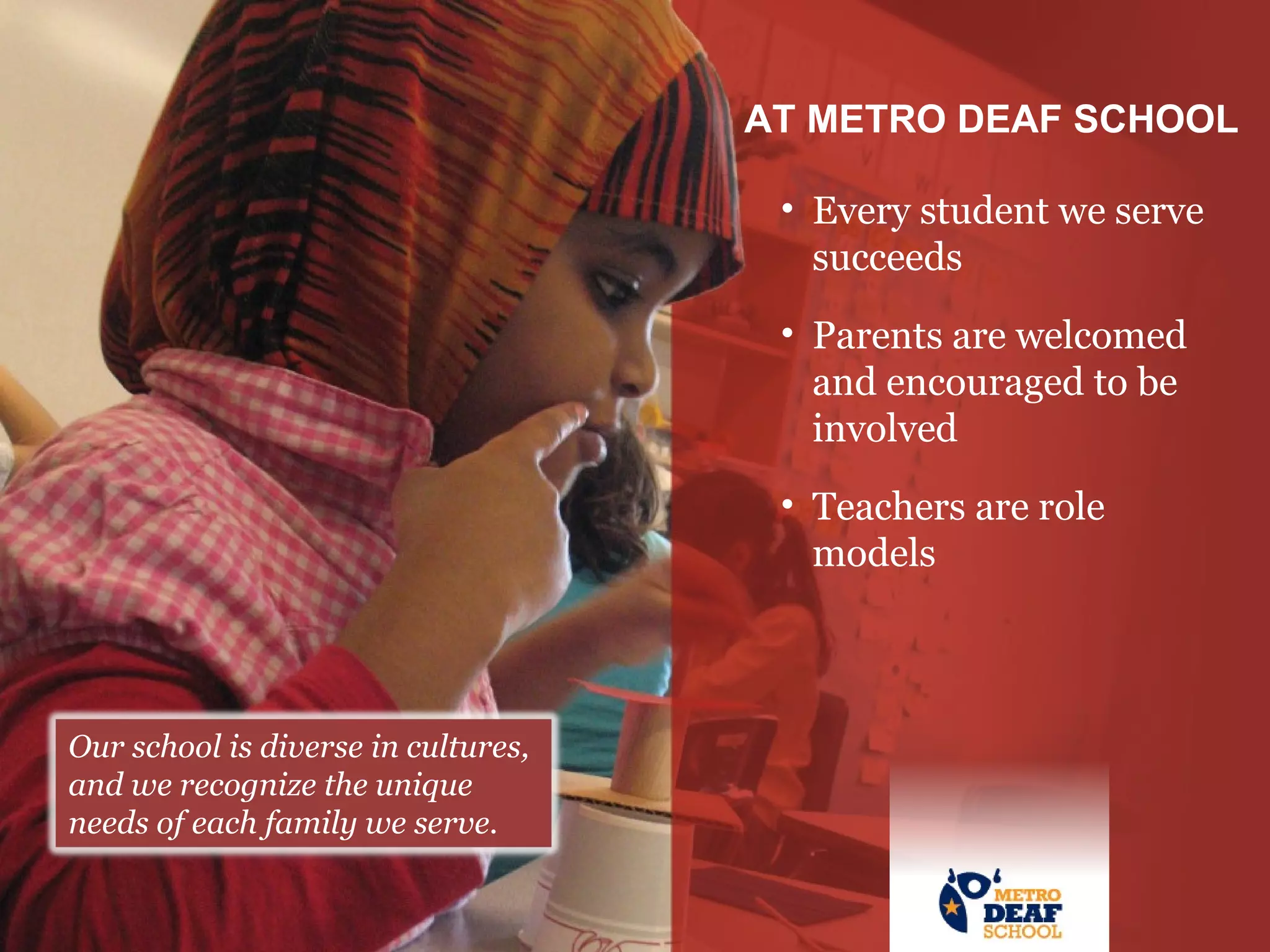 Metro Deaf School Brochure | PPT