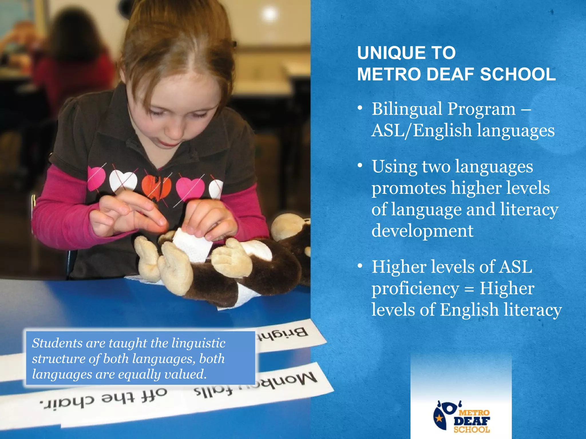 Metro Deaf School Brochure | PPT