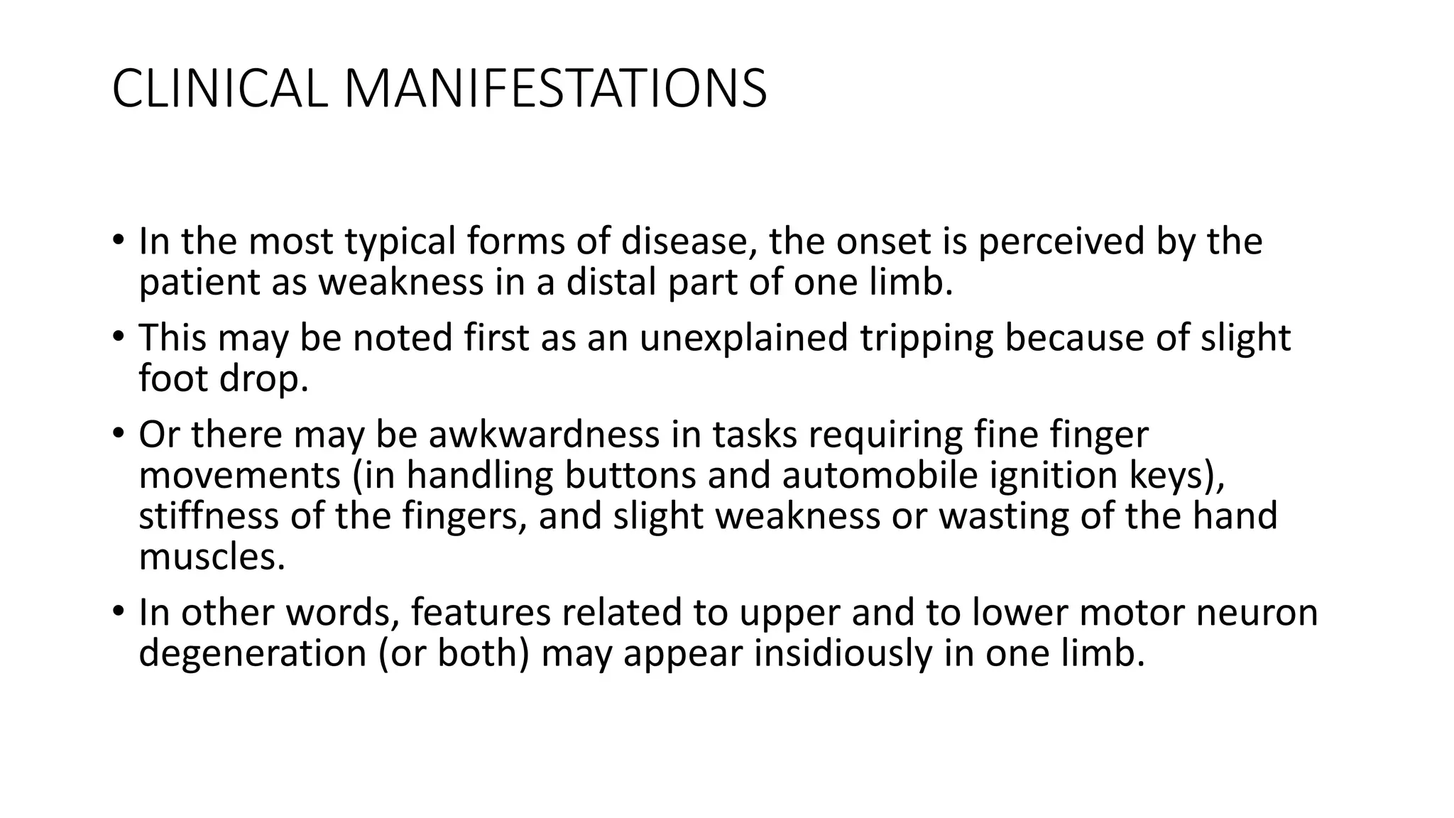 MOTOR NEURON DISEASE | PPTX