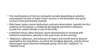 MOTOR NEURON DISEASE | PPTX