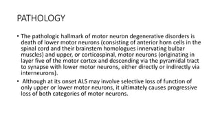 MOTOR NEURON DISEASE | PPTX