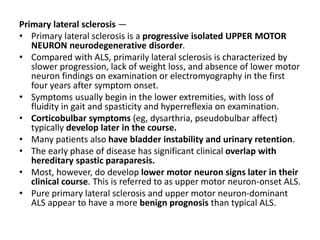 Motor neuron disease | PPTX