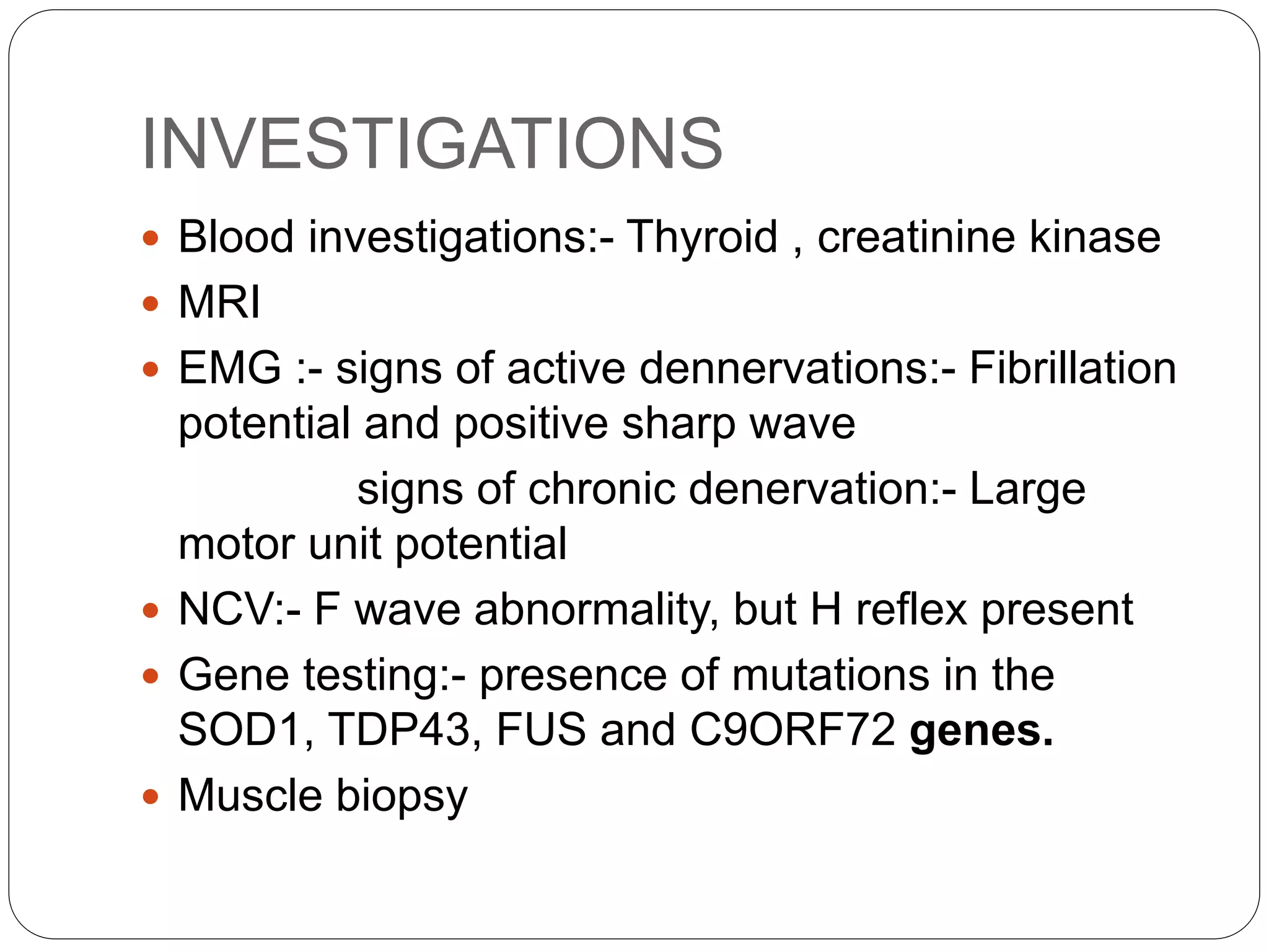 MND assessment and management | PPTX