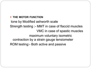MND assessment and management | PPTX