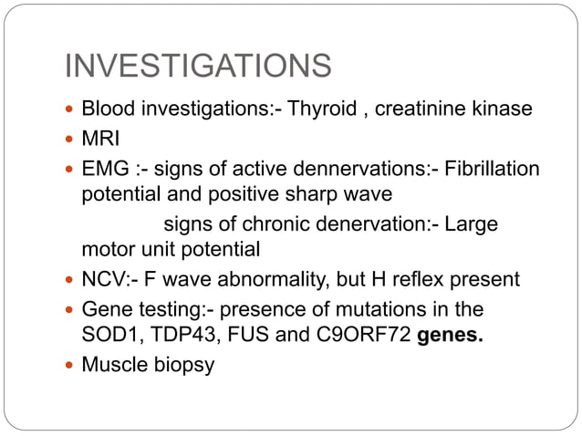 MND assessment and management | PPTX