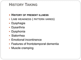 MND assessment and management | PPTX