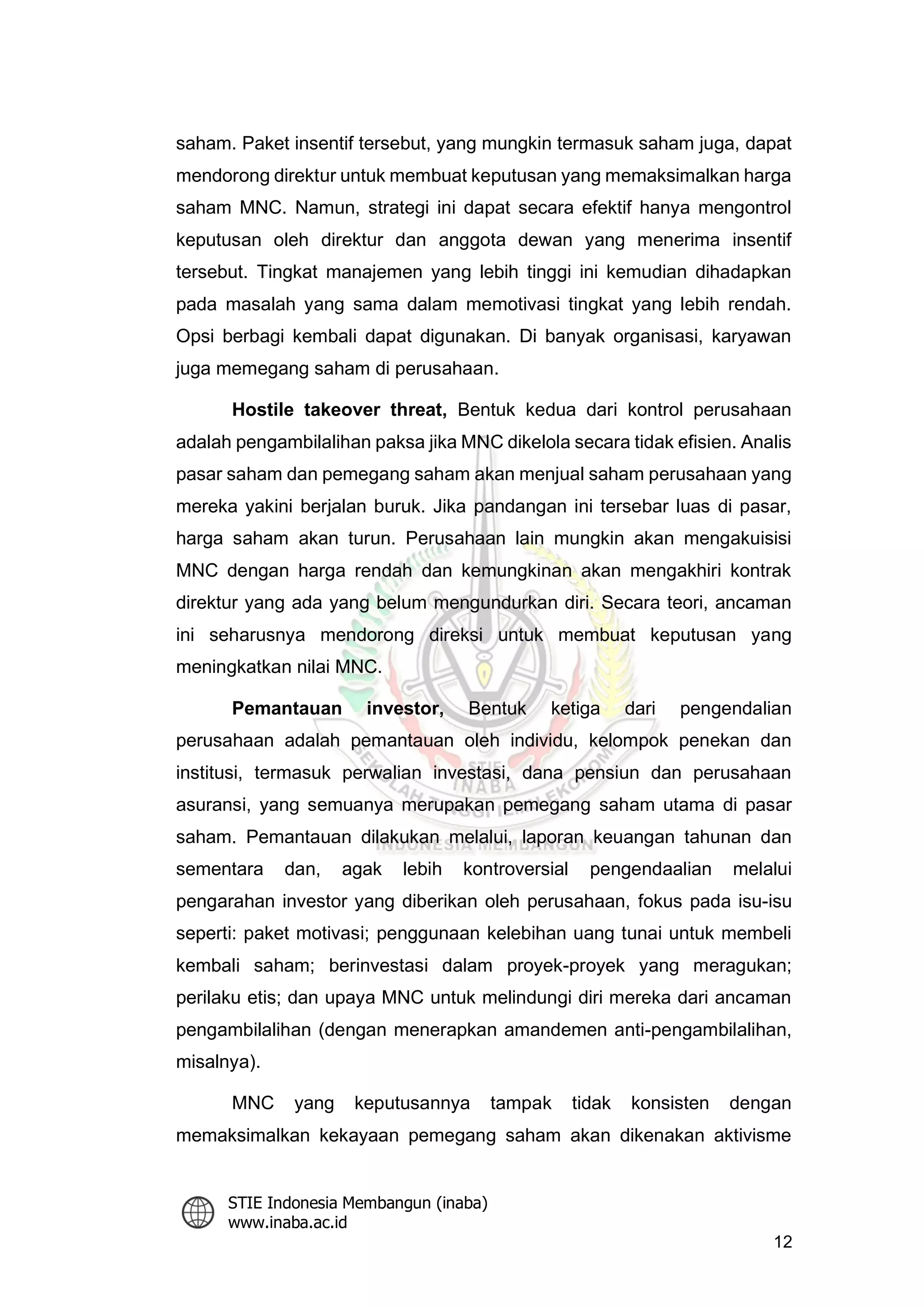 Mnd001 manajemen keuangan internasional-modul-sesi 1 | PDF