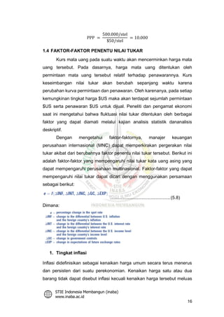 Mnd001 manajemen keuangan internasional-modul-sesi 5 | PDF