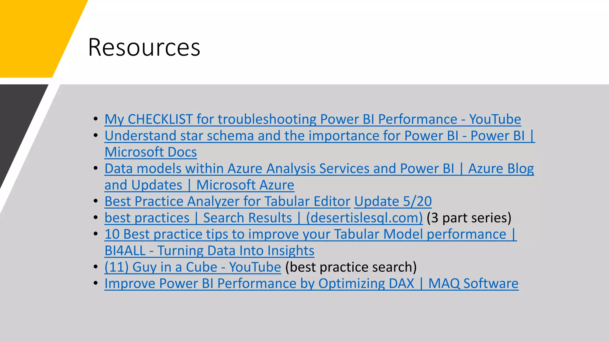 Power BI / AAS Data Model Optimization 101 v2 | PDF