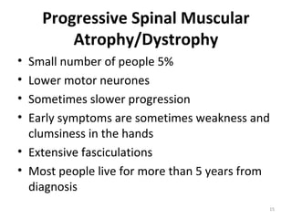 MOTOR NEURON DISEASE / SPINAL MUSCULAR DYSTROPHY | PPT
