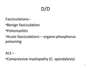 MOTOR NEURON DISEASE / SPINAL MUSCULAR DYSTROPHY | PPT
