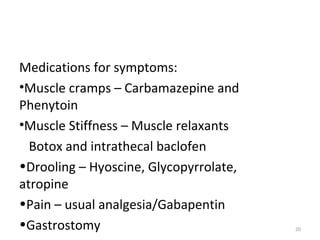 MOTOR NEURON DISEASE / SPINAL MUSCULAR DYSTROPHY | PPT