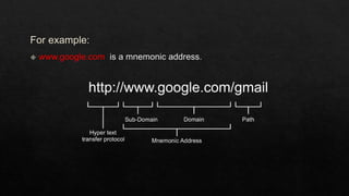 Mnemonic address | PPTX