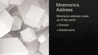 Mnemonic address | PPTX