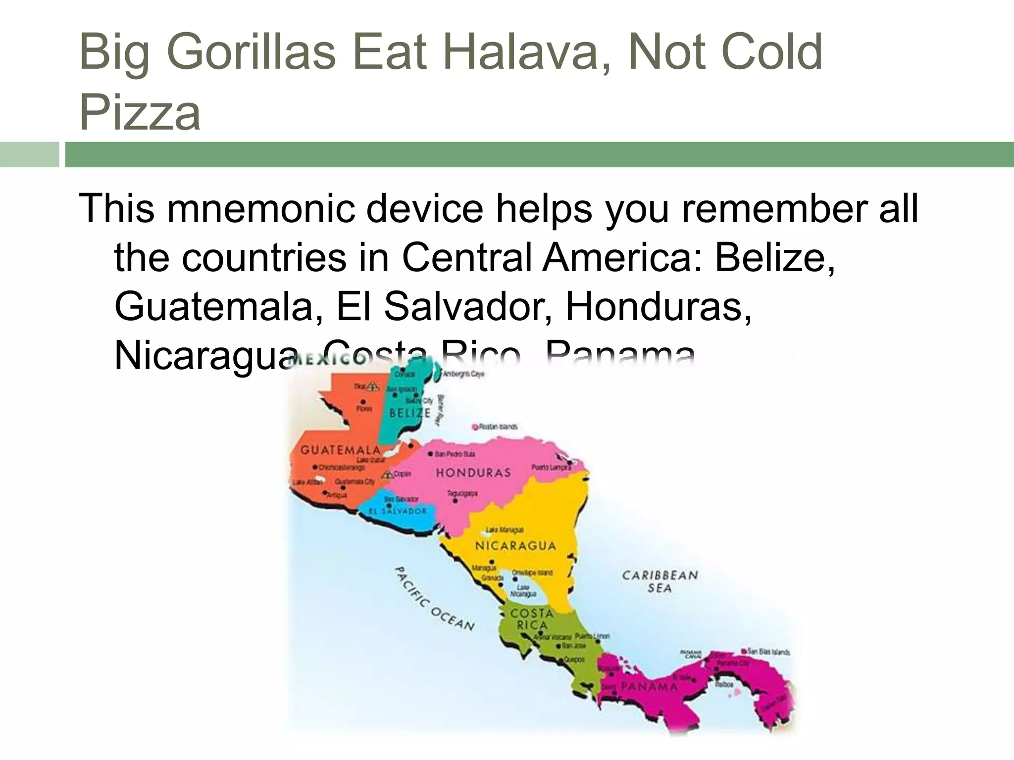 Mnemonic devices | PPTX