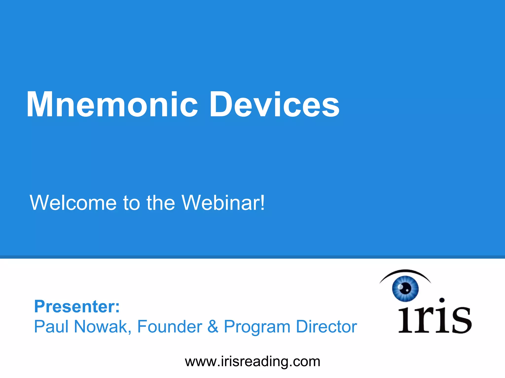 How To Improve Your Memory: Mnemonic Devices | PDF