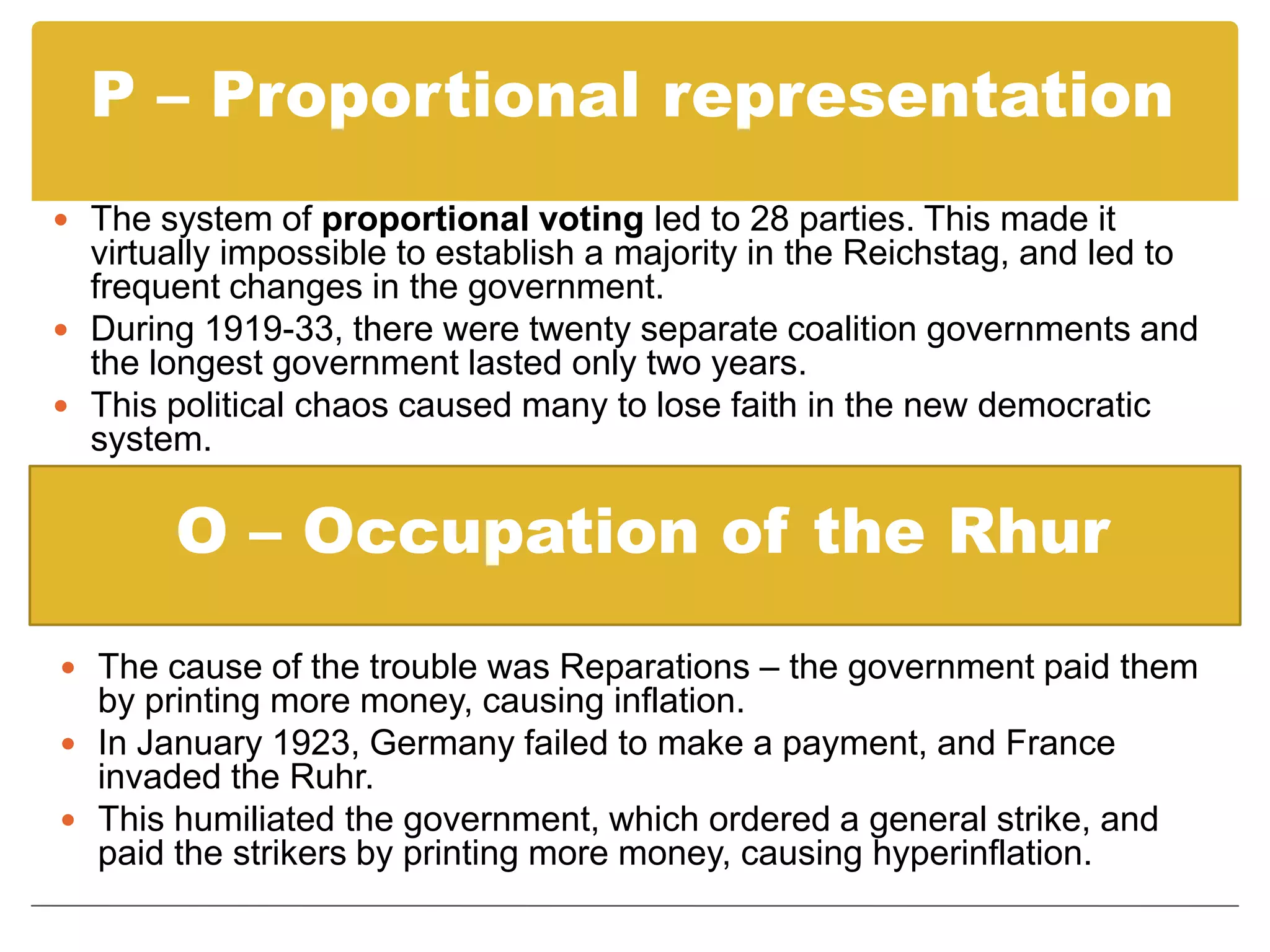 Mnemonic Learning I Weimar Fails | PPTX