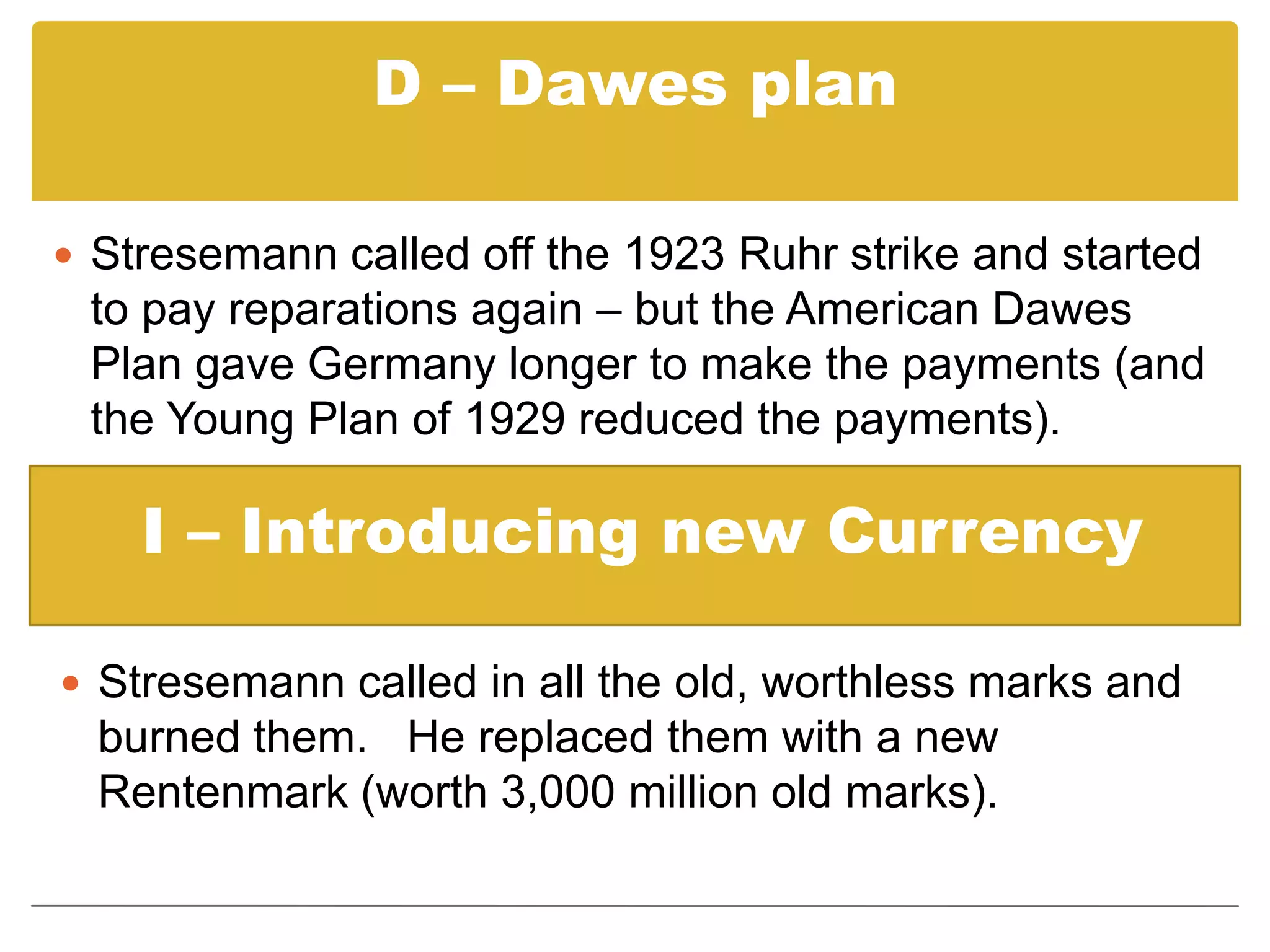 Mnemonic learning ii stresemann recovery | PPTX