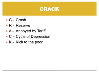 Mnemonic learning Y11 - 10 causes of depression | PPTX