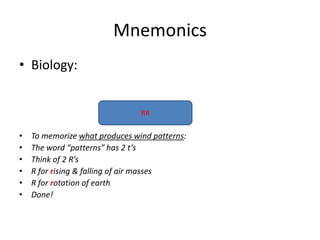 Mnemonics | PPT