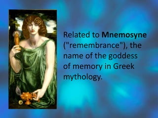 Mnemonics | PPTX