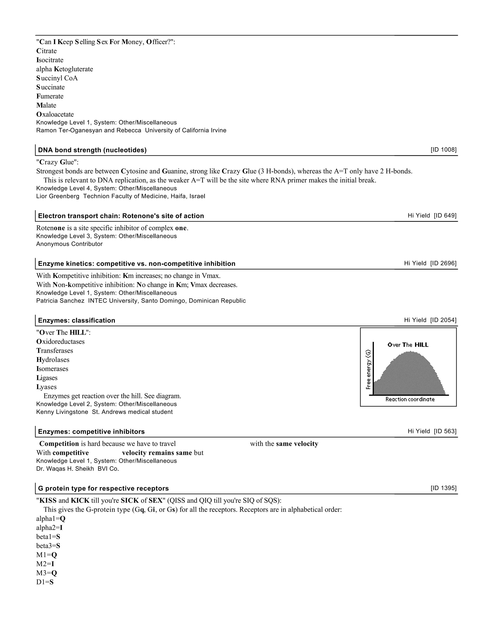 Mnemonics for medicine students | PDF