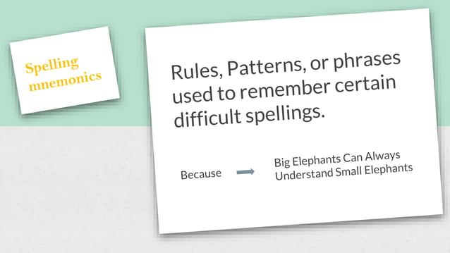 Mnemonics | PPTX