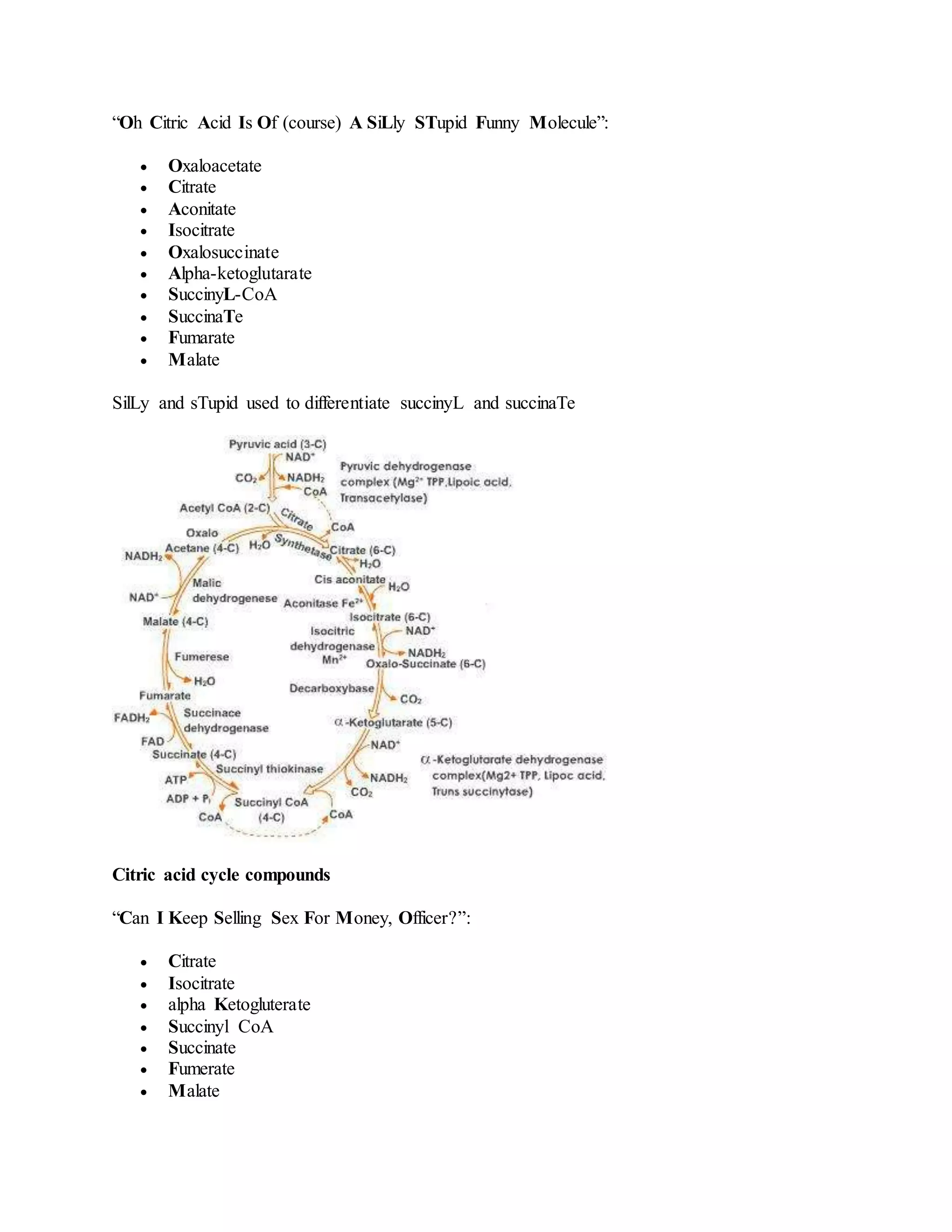 Mnemonics biochemistry carbohydrates | DOCX