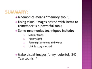Mnemonics by maghan das | PPT