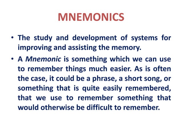 Medical Mnemonics by sourabh kosey | PPTX | Blood Disorders | Diseases ...