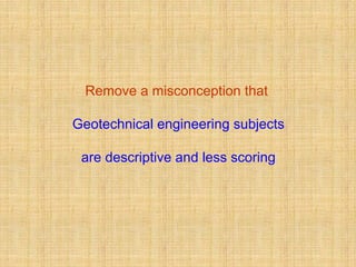Mnemonics for geotechnical engineering | PDF