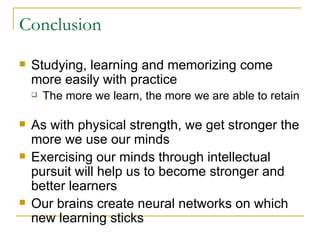 Mnemonics studyskills | PPT