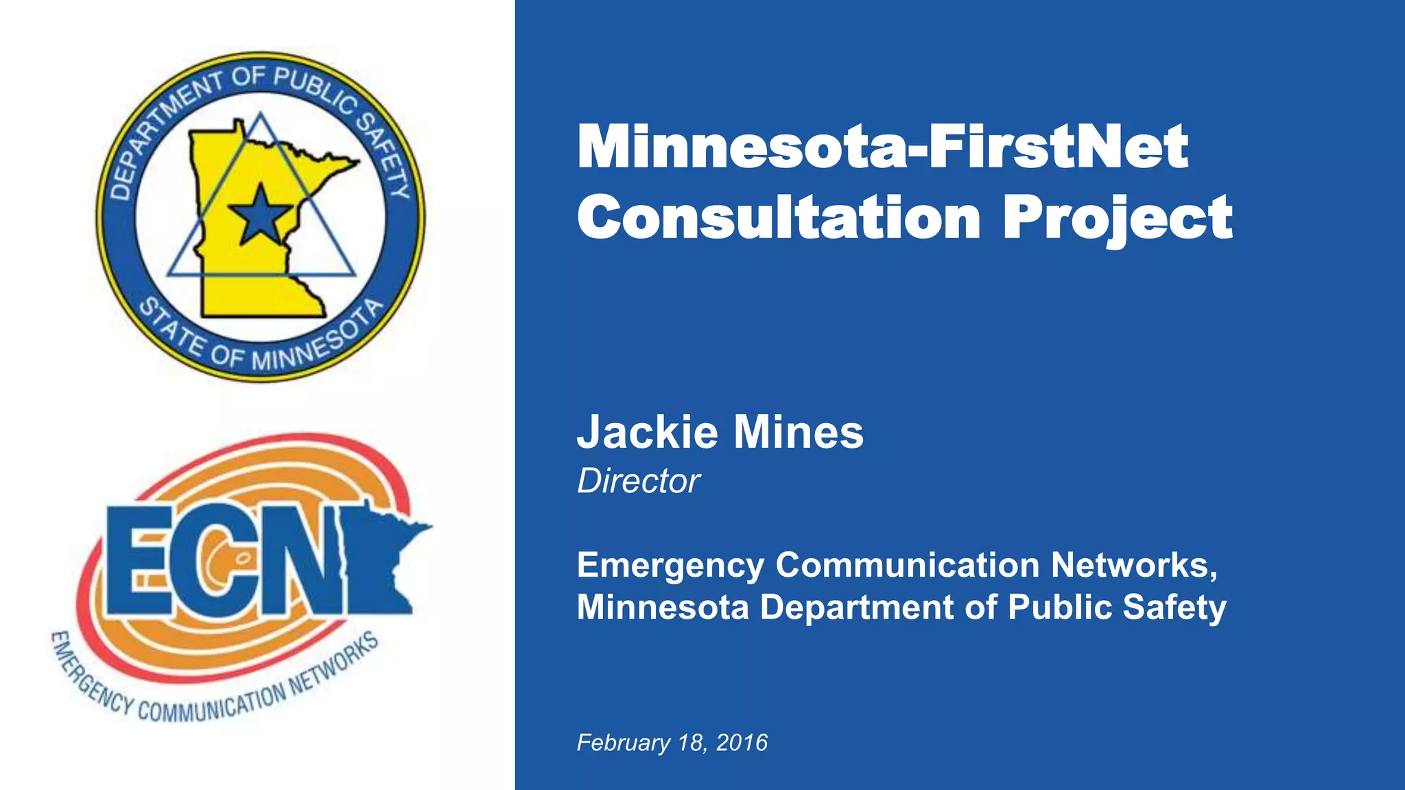 MN First Net Consultation Project | PPTX