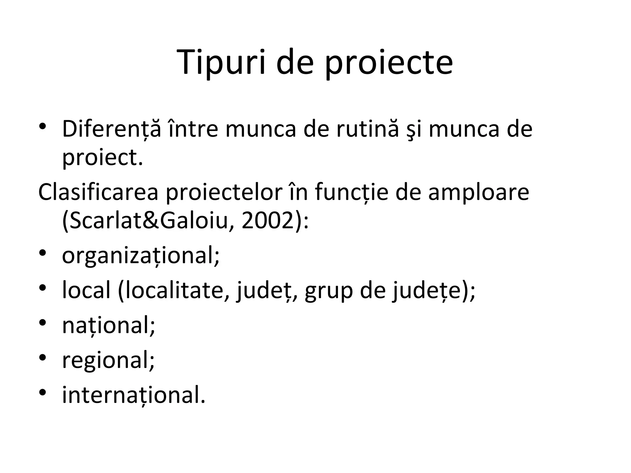 Mng proiectelor-evolutia-domeniului-tipuri-de-proiecte | PPT
