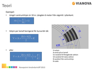 Mängdberäkning på djupet i novapoint väg | PDF