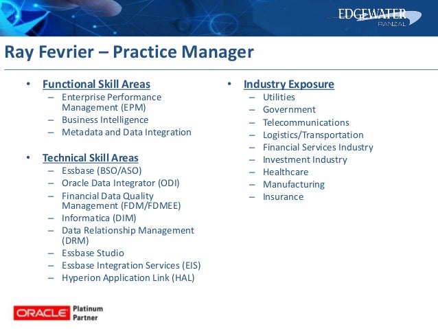 HPCM Management Ledger & FDMEE: The Perfect Partnership?