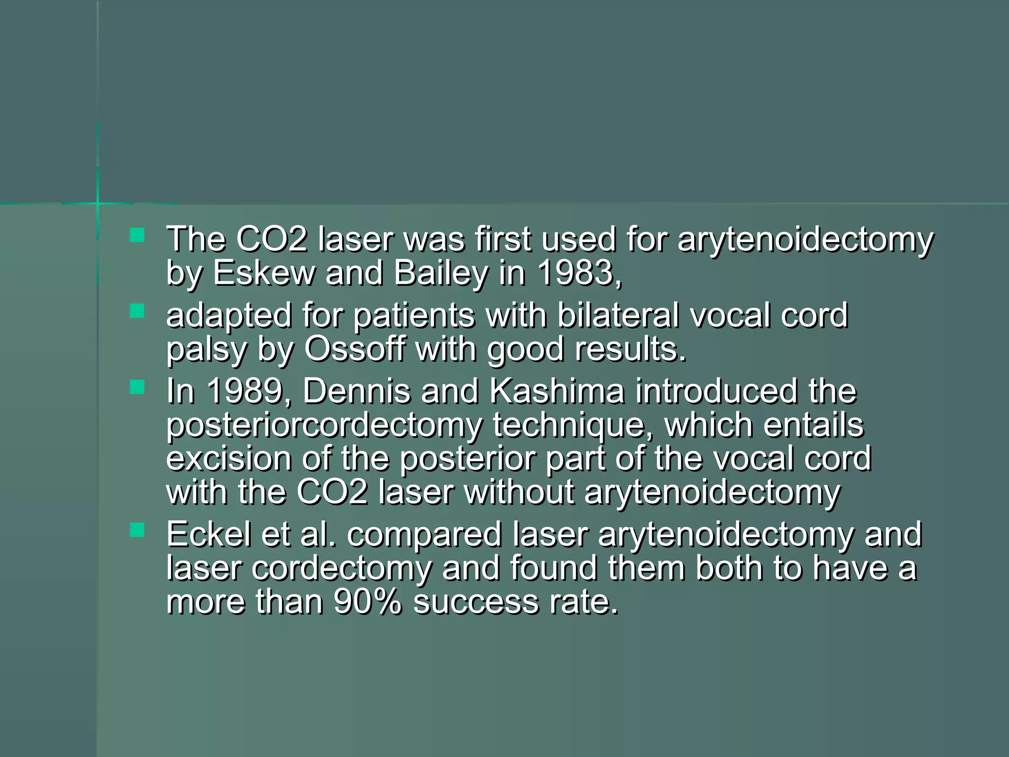 management of b/l vocal cord paralysis | PPT