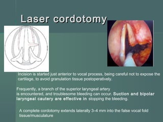 management of b/l vocal cord paralysis | PPT