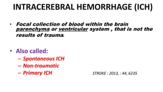 MANAGEMENT OF CEREBROVASCULAR ACCIDENT.pptx