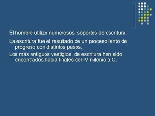 LA ESCRITURA | PPT