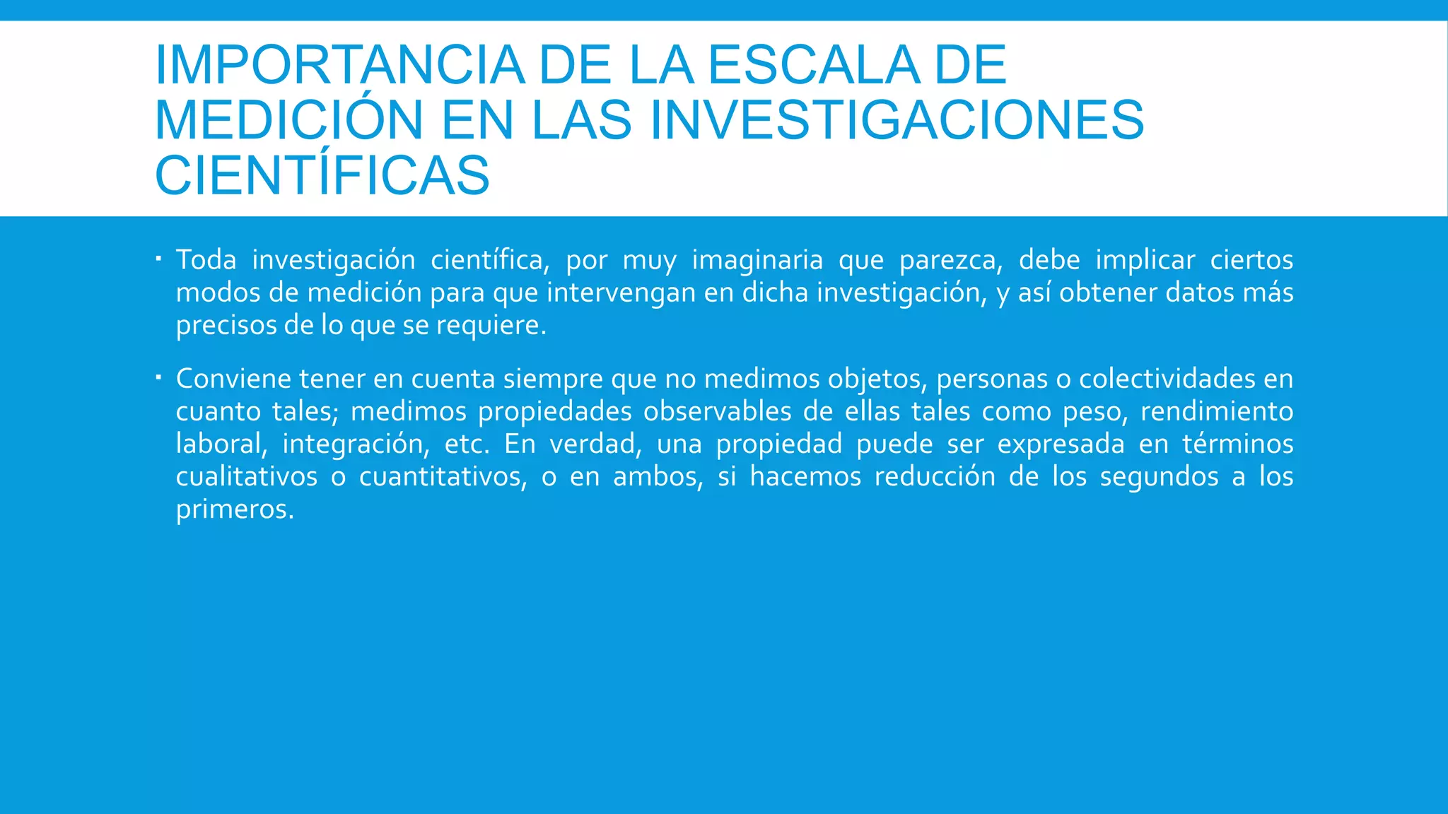 Escalas de medicion | PPT