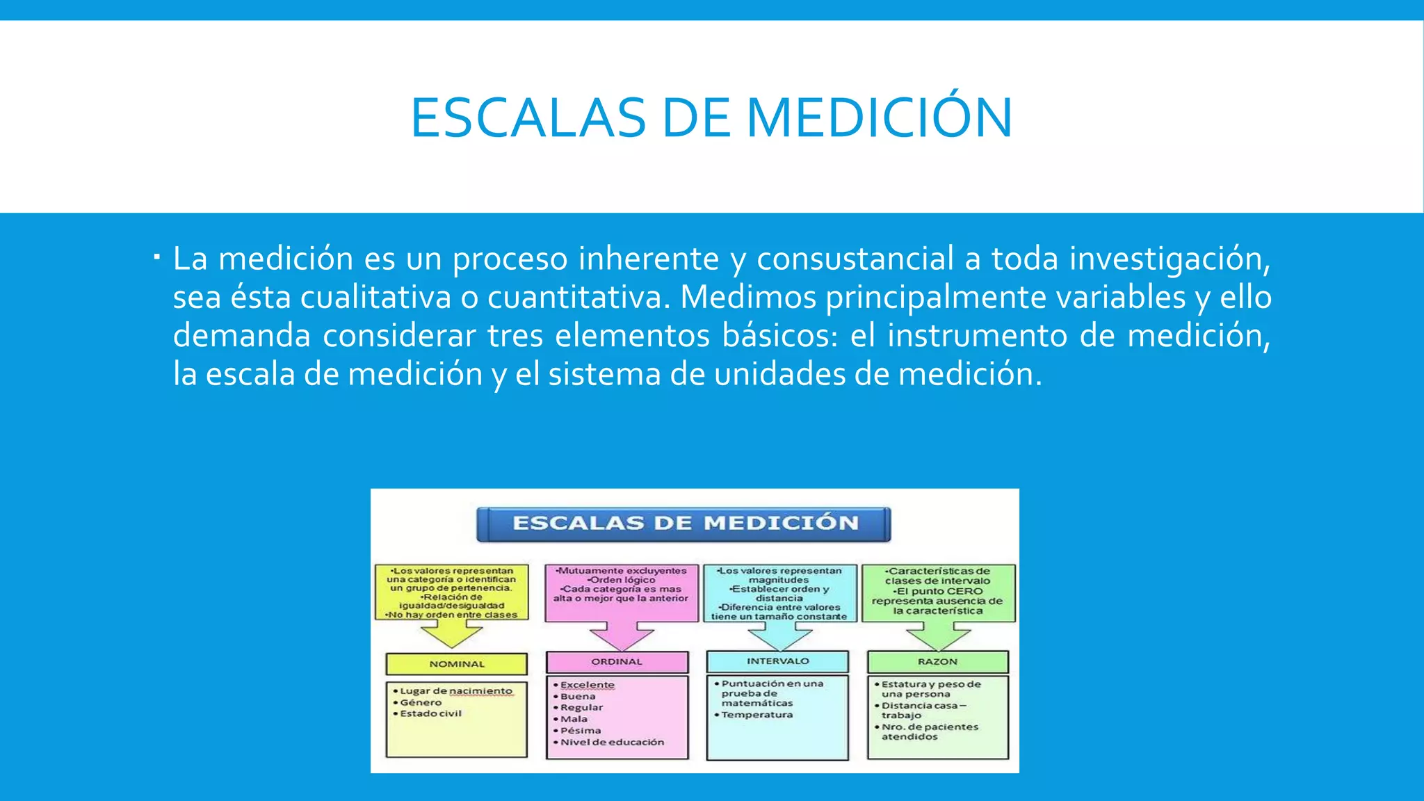 Escalas de medicion | PPT