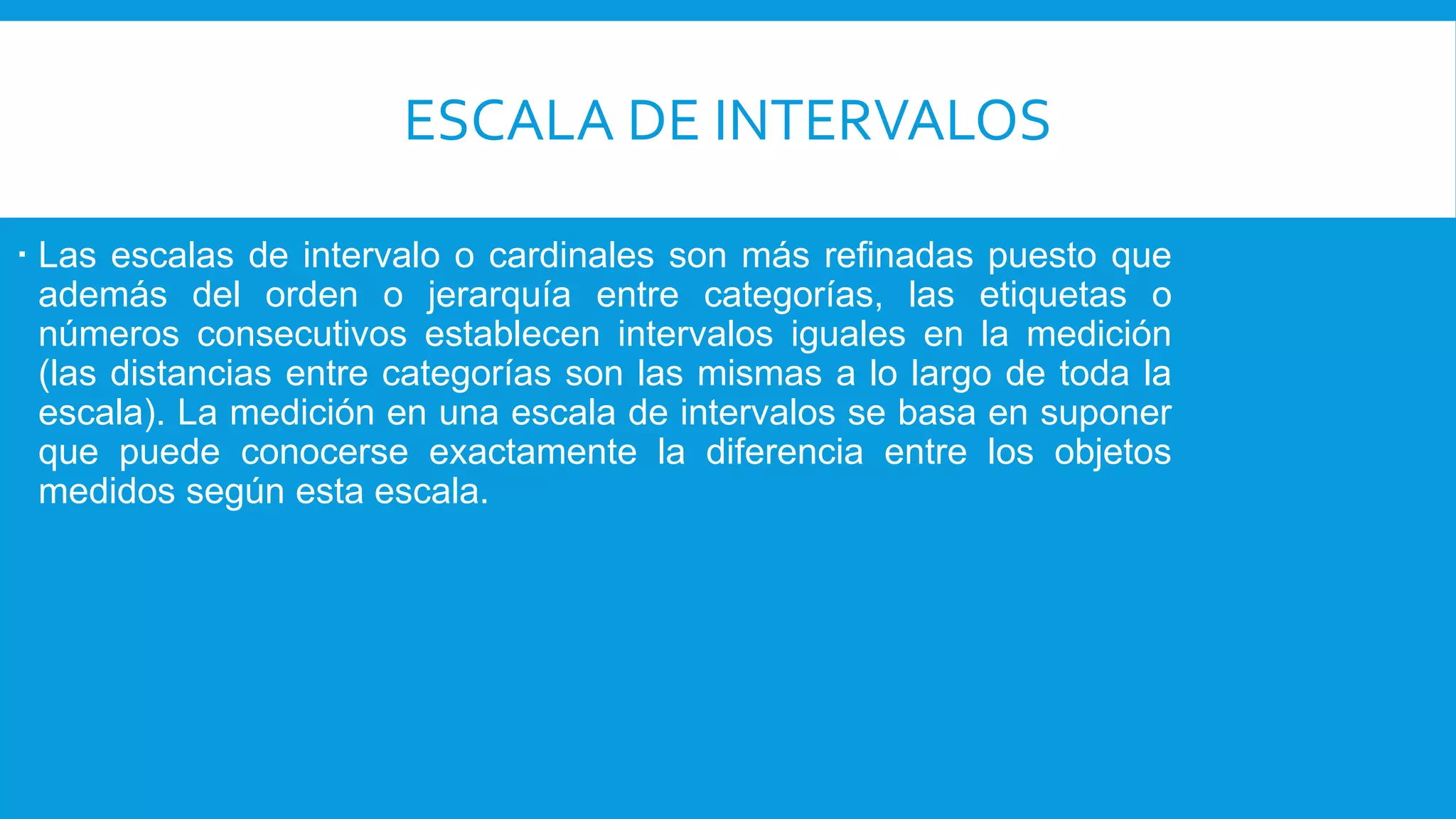Escalas de medicion | PPT
