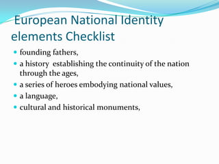 Archives and national identity | PPTX