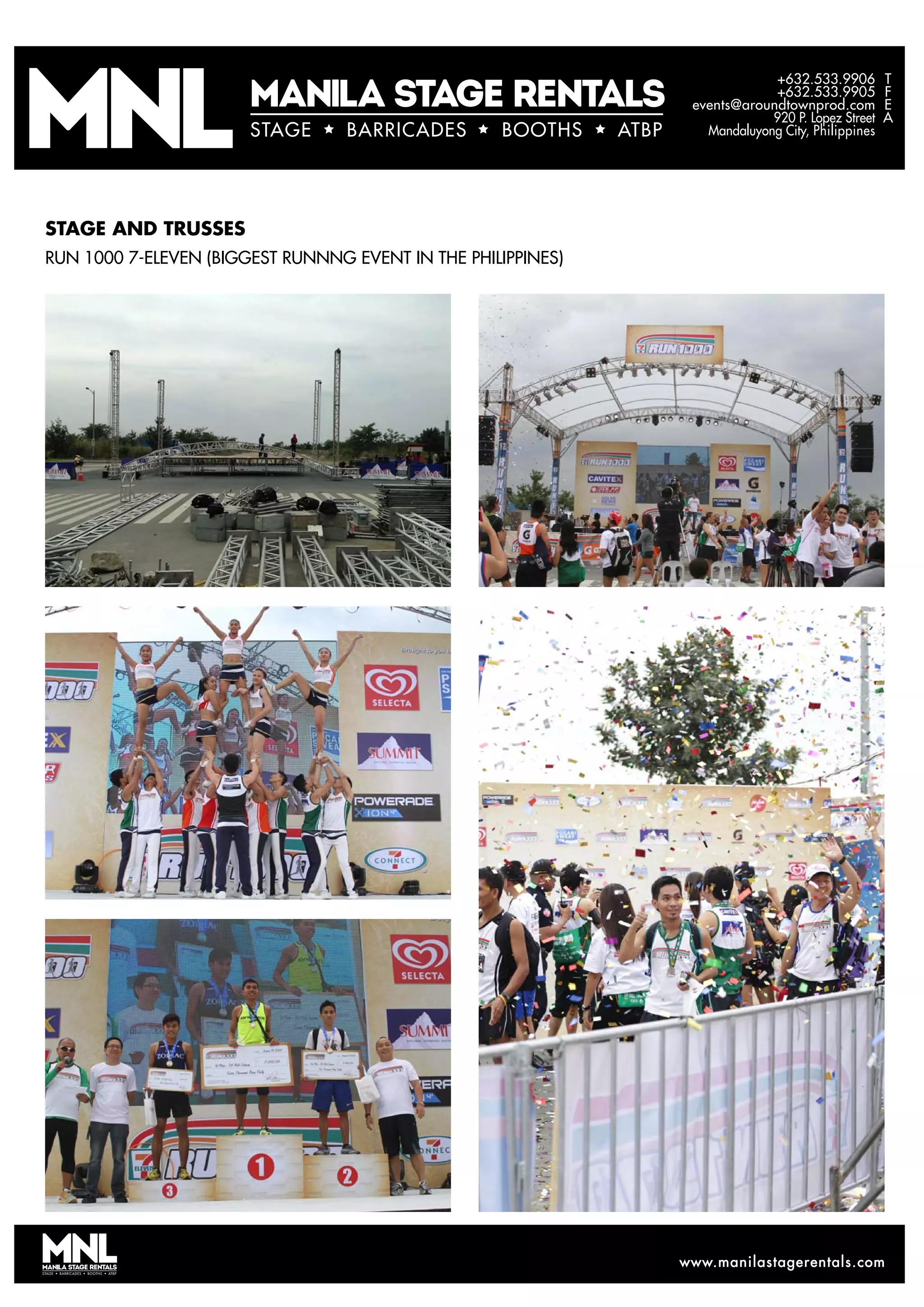 MANILA STAGE AND TRUSSES RENTALS (MNL STAGE RENTALS ) | PDF